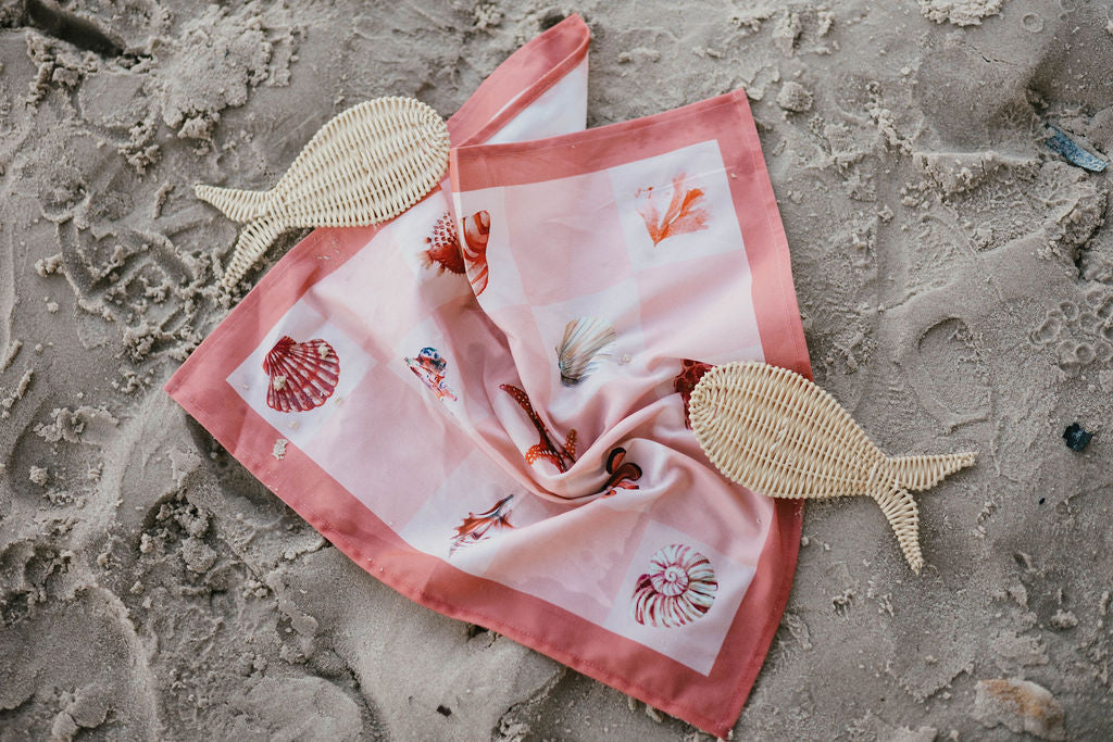Coral Life Panche x VV Light Coral Hankie | Panachestyle